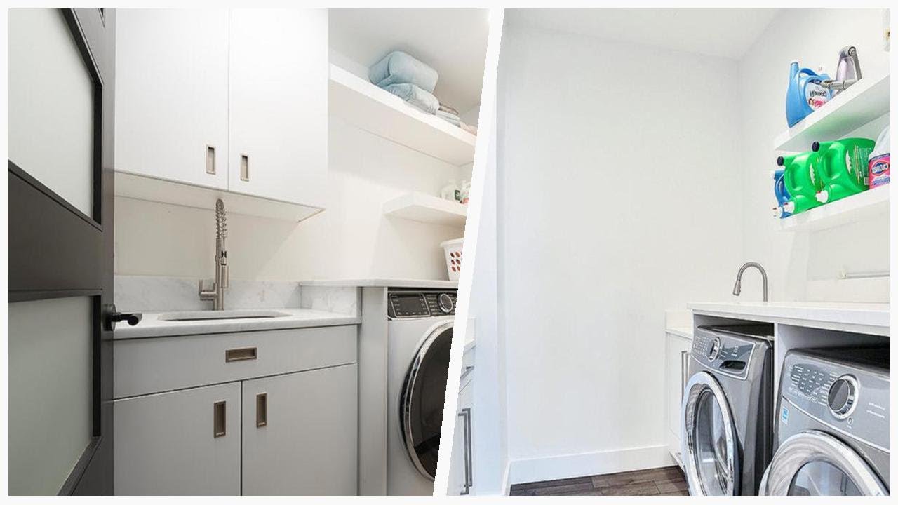 75 Industrial Galley Laundry Room Design Ideas You'll Love ♡ - YouTube