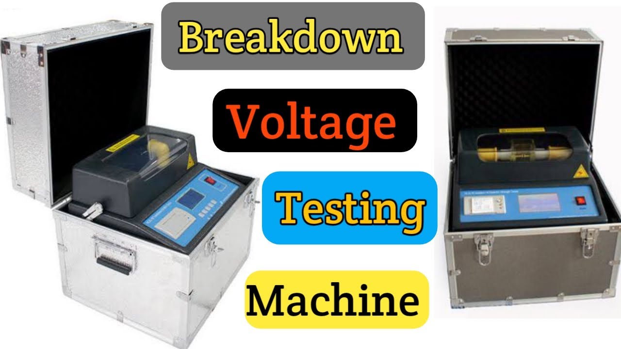 BDV Test of Transformer Oil / (BDV testing) / breakdown voltage of ...