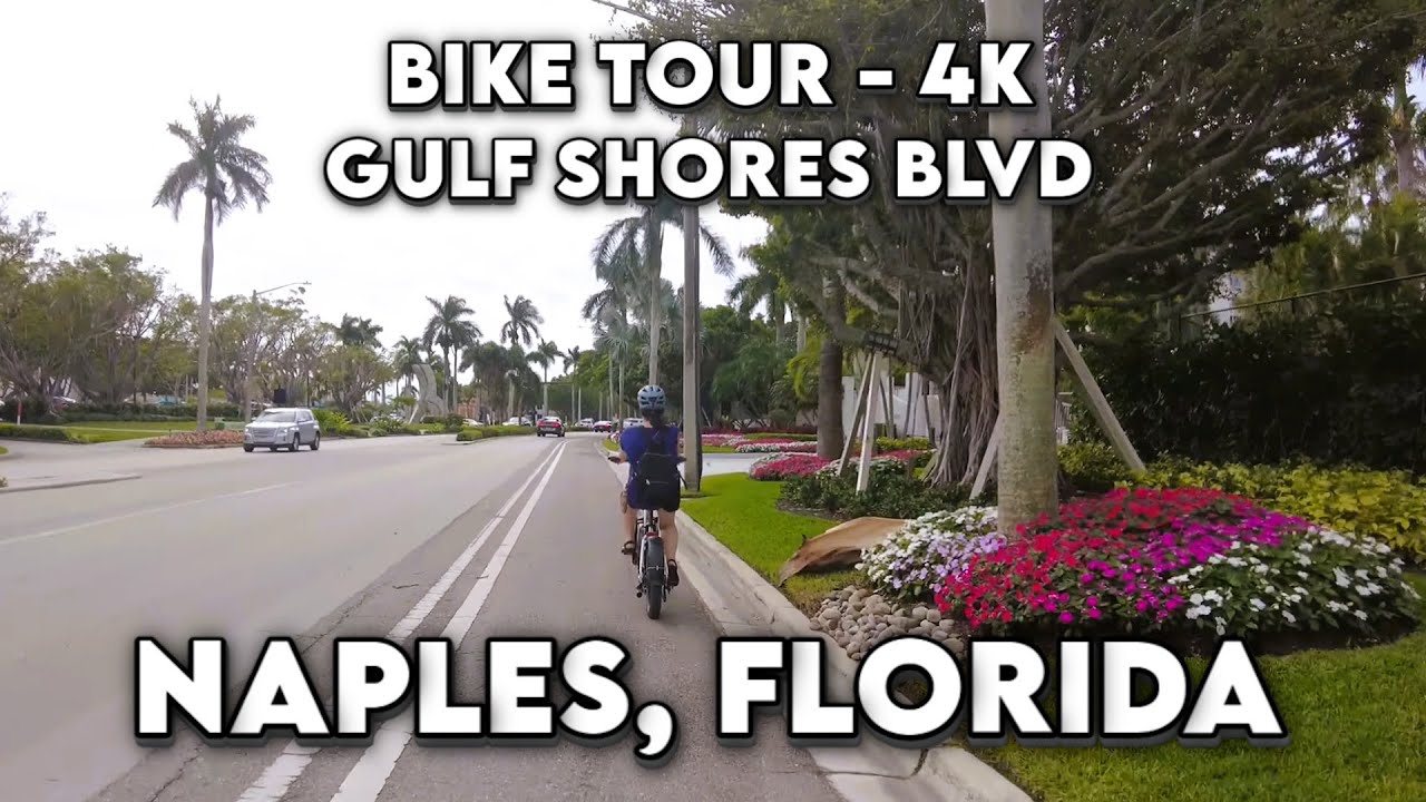 🚲 Exploring Naples, Florida: Scenic Bike Ride along Gulf Shores Blvd in ...