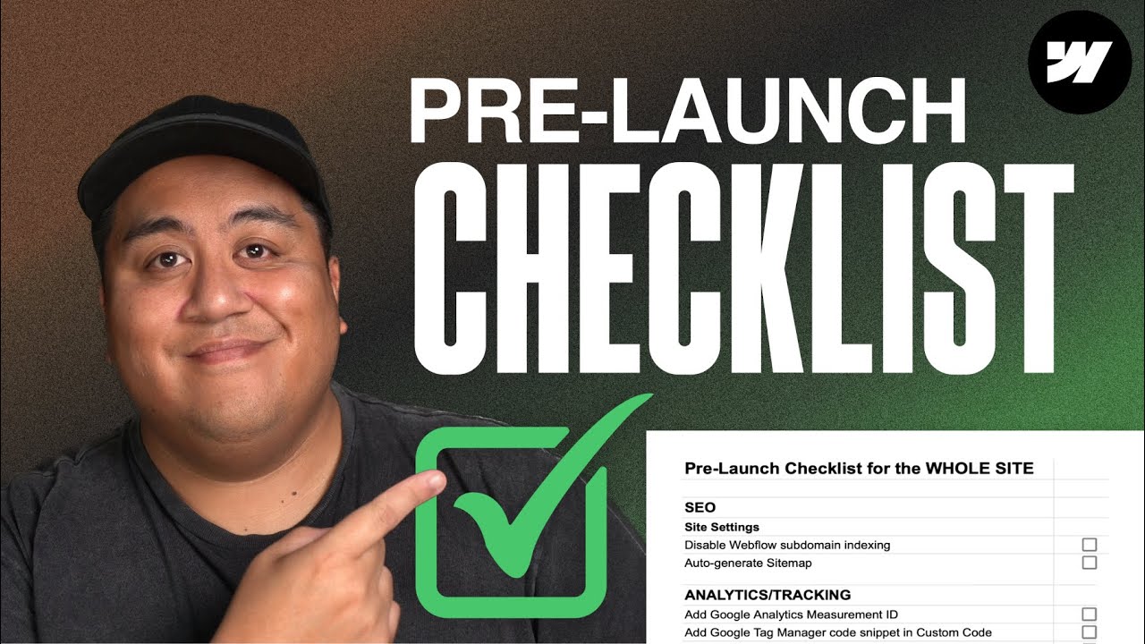 FULL WEBSITE LAUNCH CHECKLIST (Free Download) - Do These BEFORE YOU LAUNCH Your Webflow Website ...