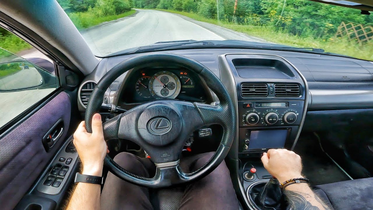 1999 Lexus IS 200 (160HP Japan Classics) - POV TEST-DRIVE - YouTube