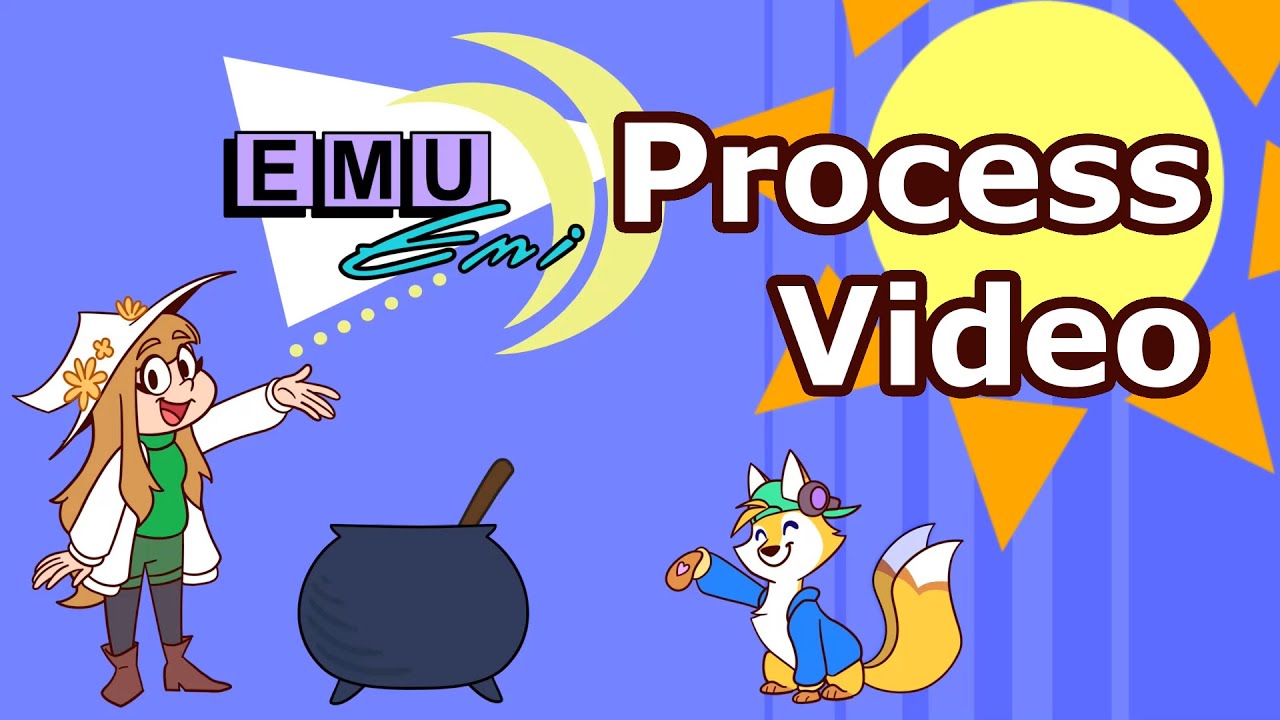 Emu Emi Outro Animation Process Video - YouTube