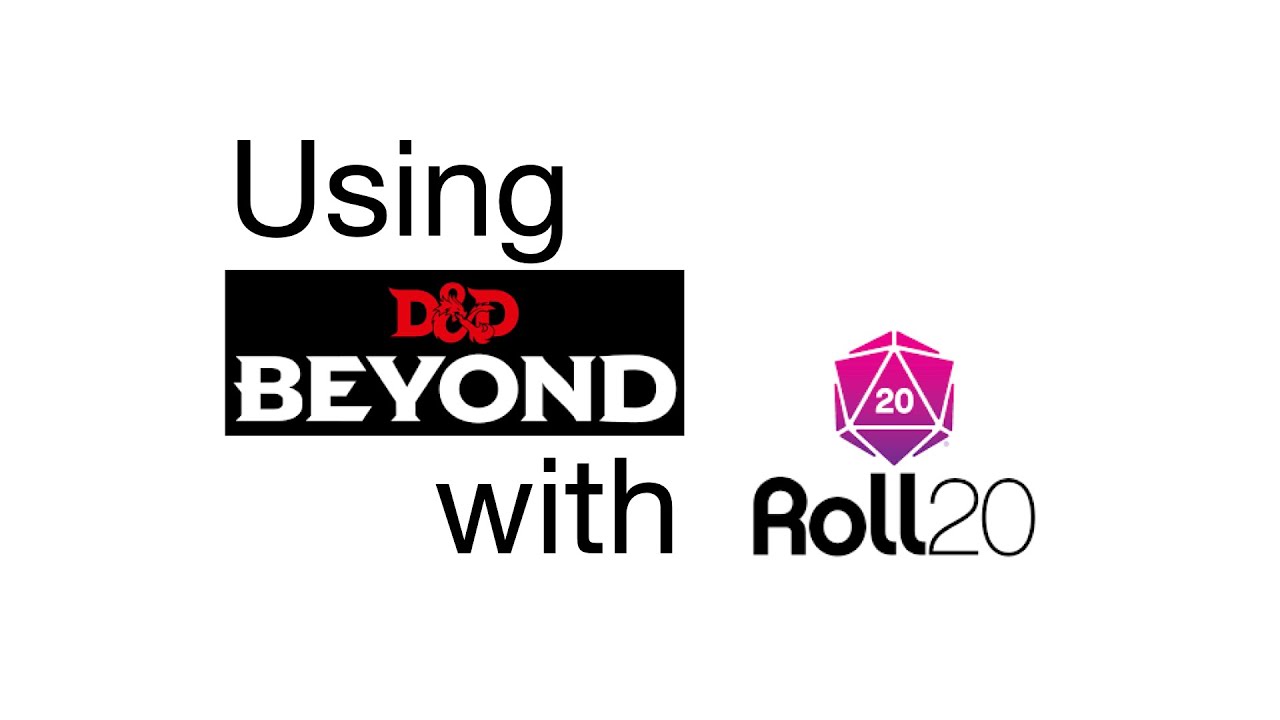 How to use D&DBeyond with Roll20 - YouTube