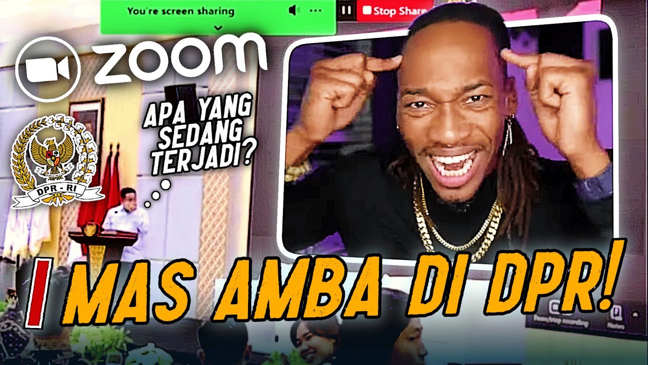MAS AMBA MENGUNJUNGI RAPAT PEMERINTAH INDONESIA SECARA LANGSUNG ...