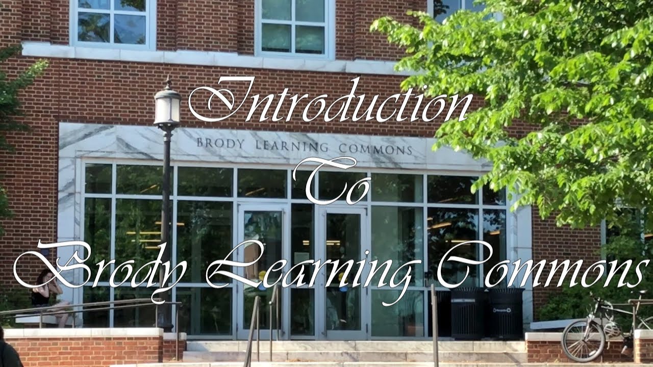 Introduction to Brody Learning Commons - YouTube