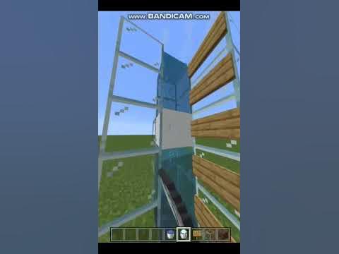 How to make an invisible elevator in Minecraft #shorts #shortsminecraft ...