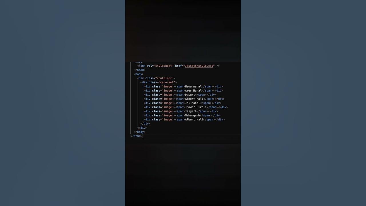 3d Carousel Using Html Css Shorts Css3 Html Trendingshorts