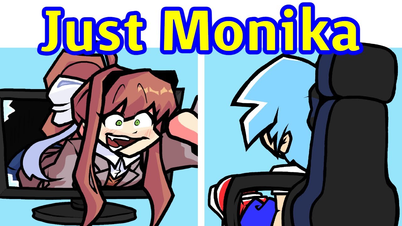 FNF : Just Monika l With Everlasting Funk + Cutscenes ( Doki Doki ...