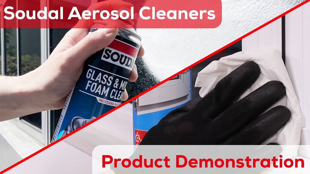 Soudal Aerosol Cleaners Product Demonstration - YouTube