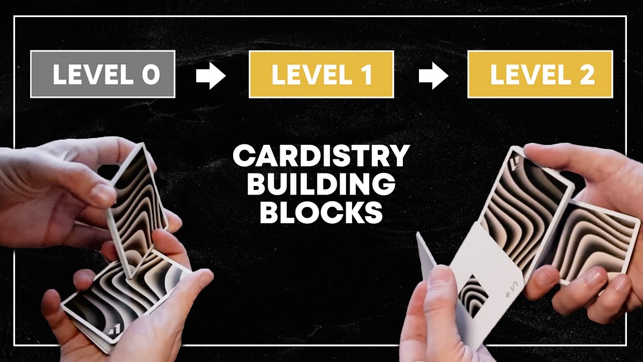 Simple Cardistry Progression Tutorial / Level 0-2 Beginner Combo - YouTube