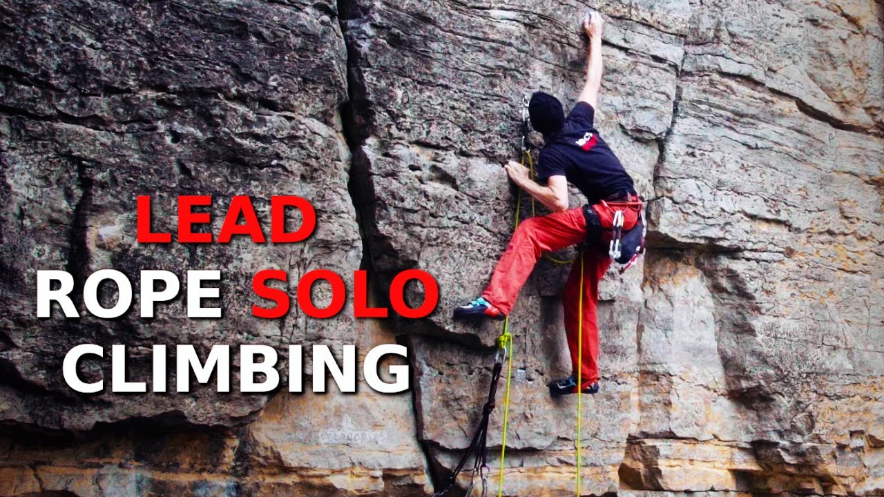 Lead Rope Solo Climbing Hessigheim Classics 5: Move - YouTube