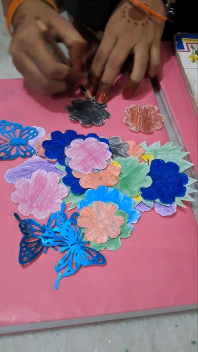 How To Decorate Notebook With Paper - Youtube