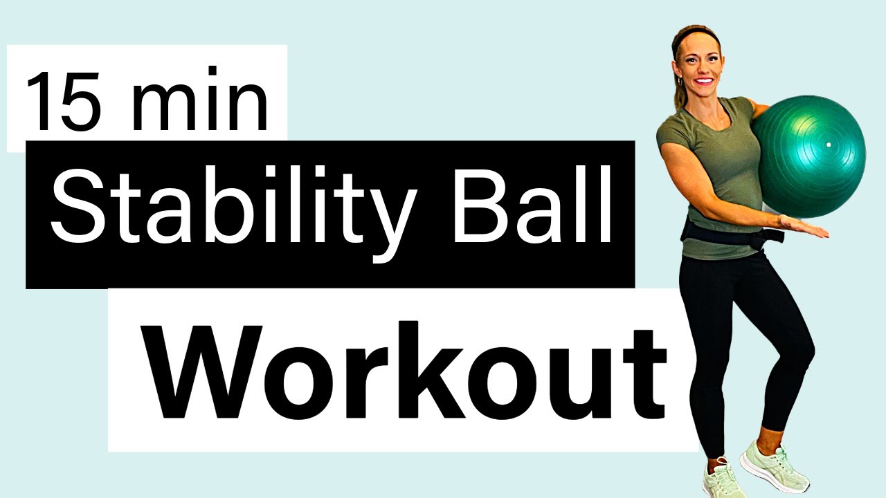 How to use a Stability Ball (yoga ball) to Workout 🔥 - YouTube