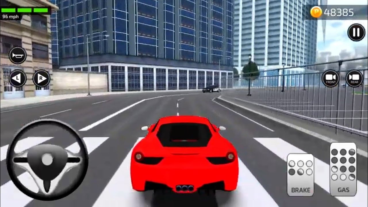 Red Car Games I gameplay I Video game I លេងហ្គេម ឡានប្រណាំង. - YouTube