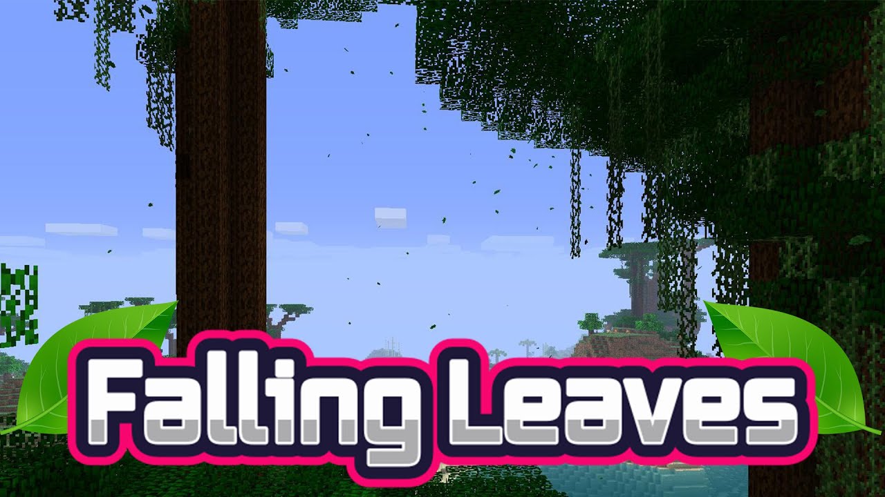 ПАДАЮЩАЯ ЛИСТВА В МАЙНКРАФТ. Falling Leaves. ОБЗОР МОДОВ #51 - YouTube