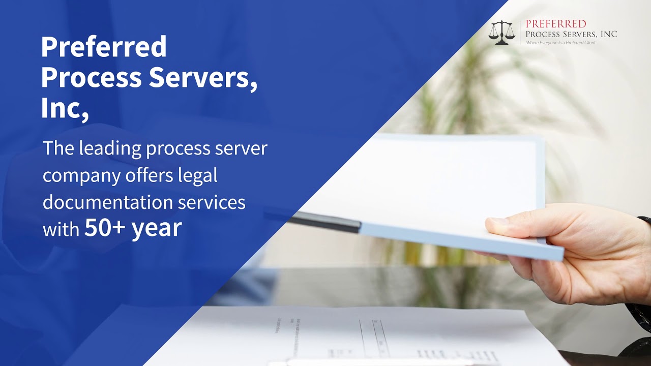 Certified Process Server at Preferred Process Servers, Inc - YouTube