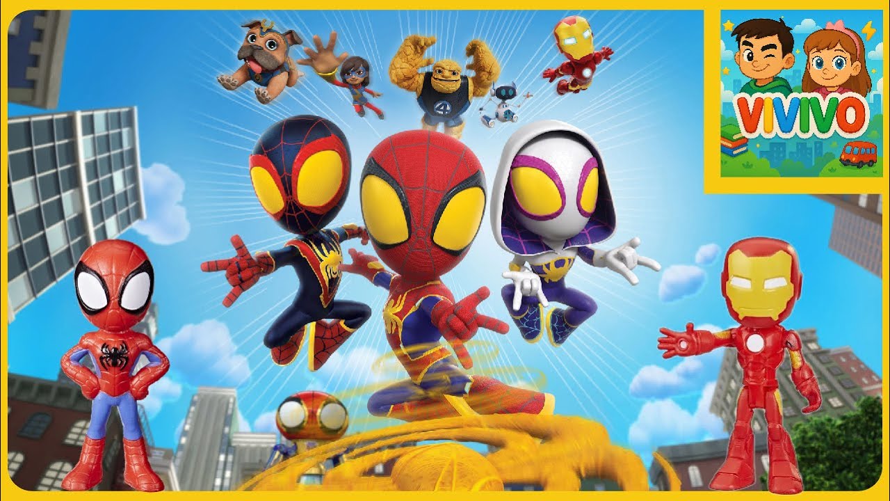 Spidey & Sus Sorprendentes Amigos: Spiderman, Spin y Ghost Spider son ...