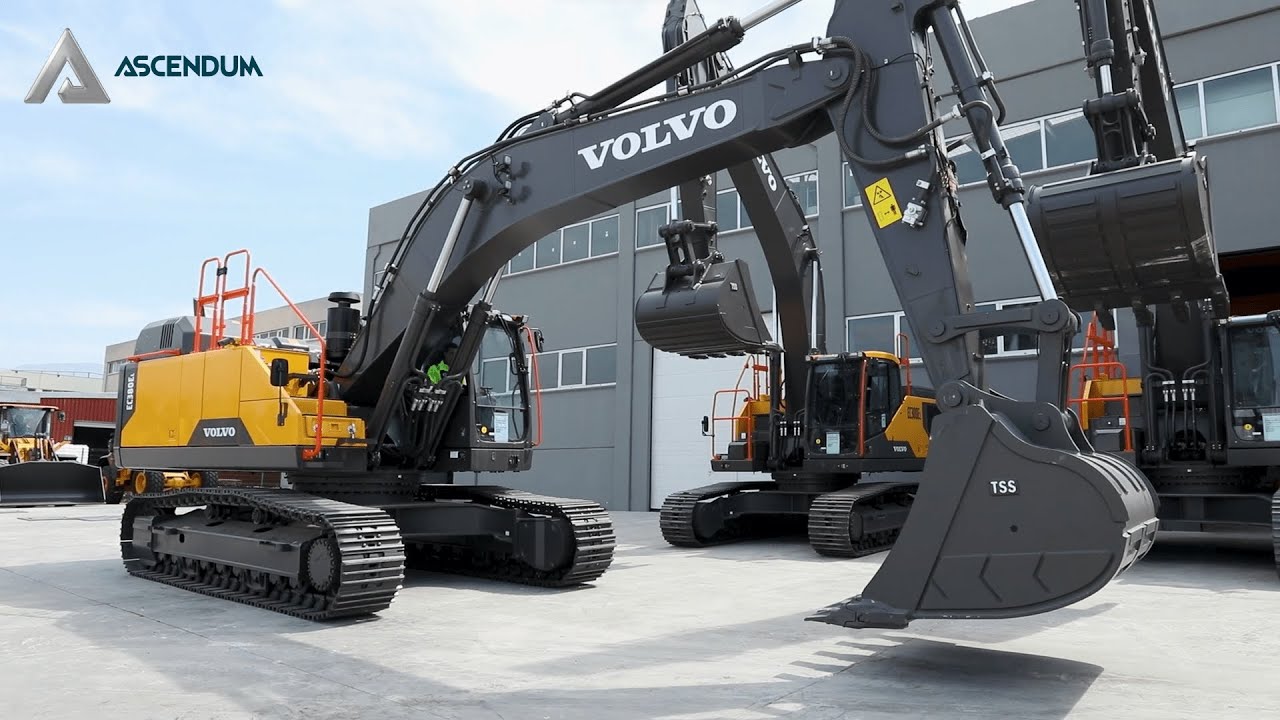 Volvo EC380E Paletli Ekskavatör - YouTube