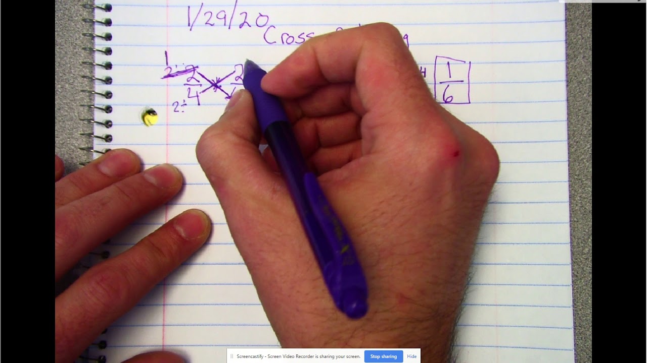 1/29/20 - Cross Reducing - YouTube