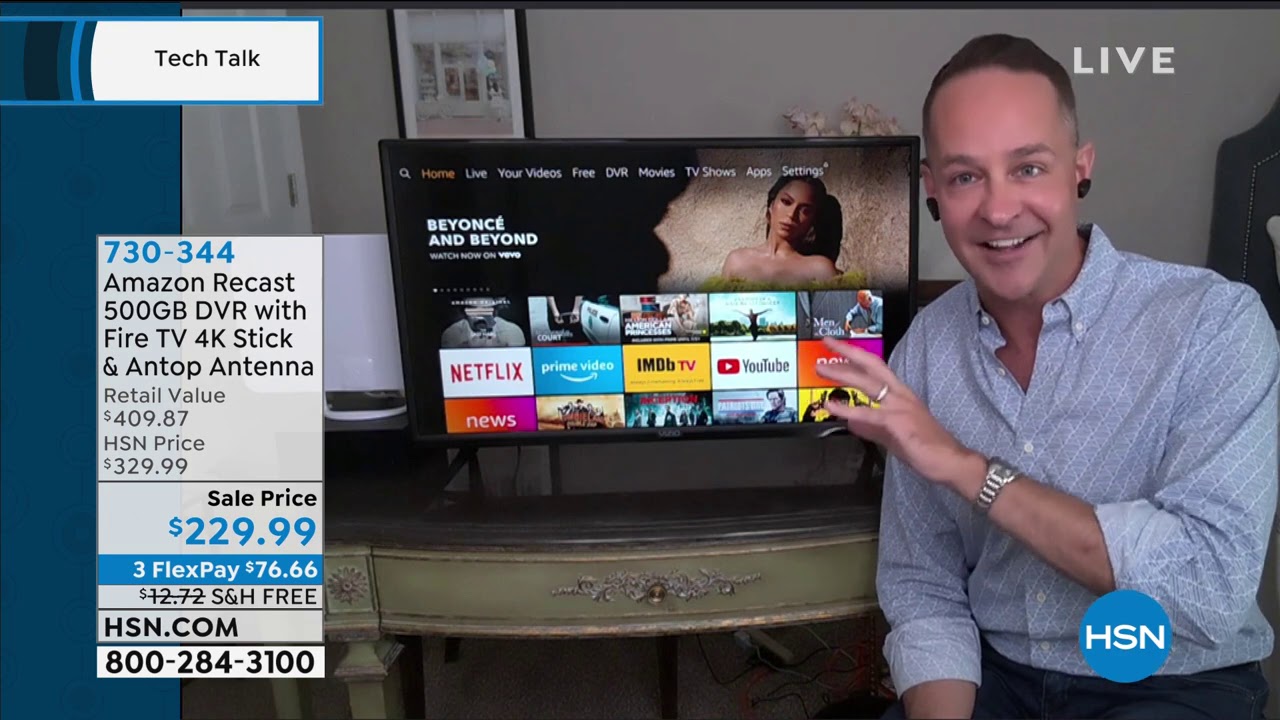 Amazon Recast 500GB DVR, Amazon Fire TV 4K Stick Antop... - YouTube