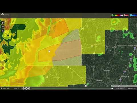 TORNADO WARNING for Jackson Mississippi!
