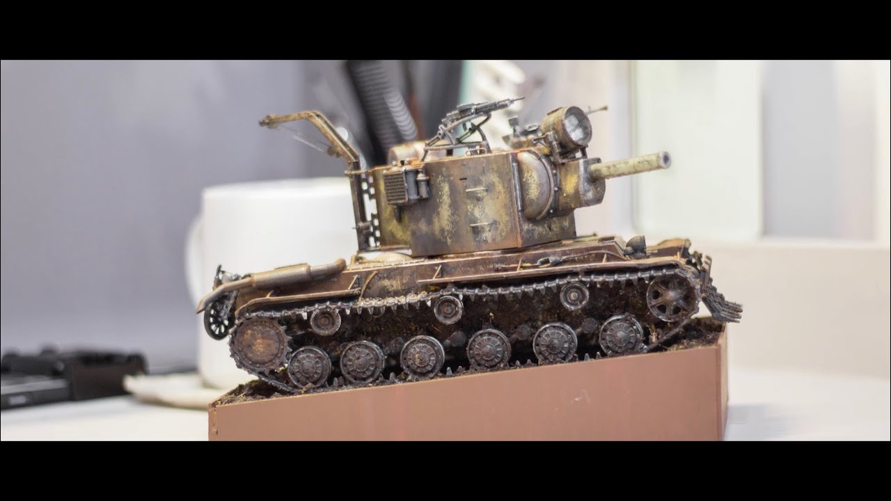 1/35 world of tanks 3D style kv2 Model - YouTube
