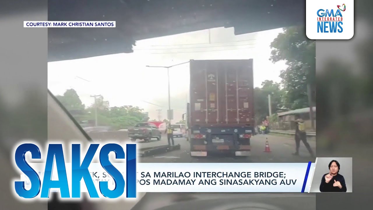 Truck, sumabit sa Marilao Interchange Bridge; isa patay matapos madamay ...