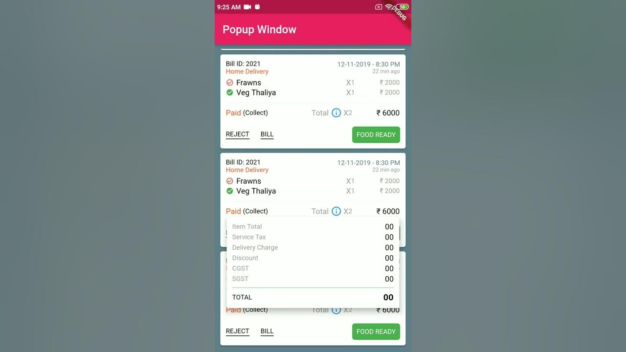 popup window Flutter Listview - YouTube