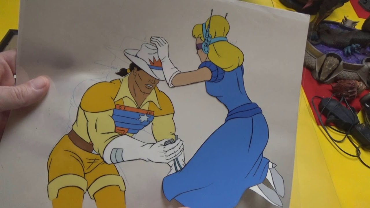 Looking at Animation Cels in the TOY MUSEUM! - YouTube