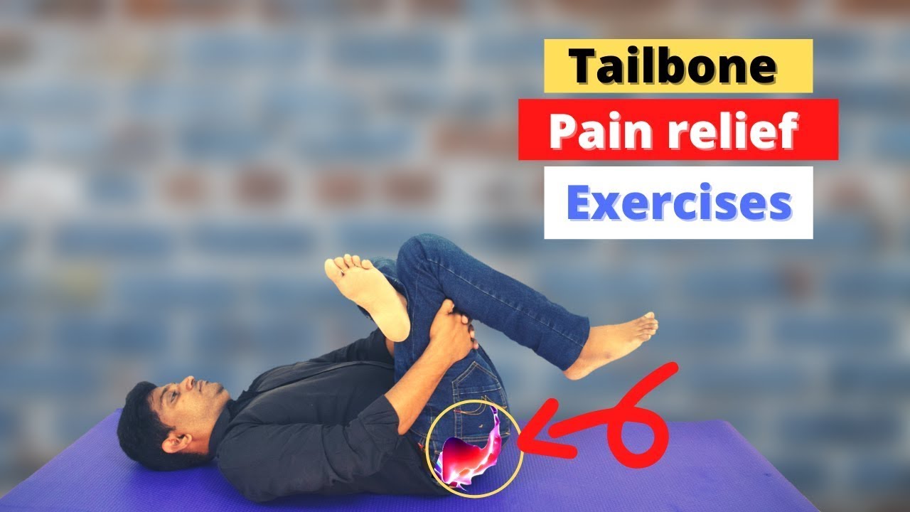 Tail bone pain relief exercises at home in Telugu - YouTube