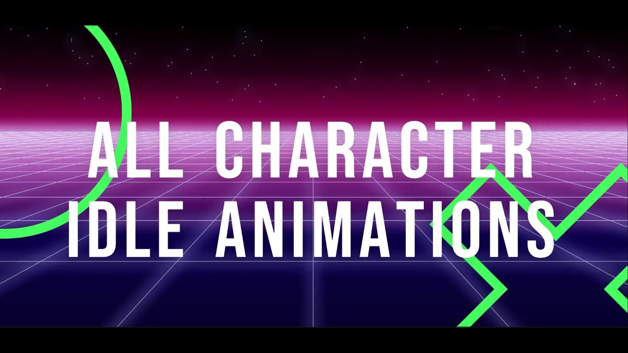 Genshin impact all character idle animations (1.0 - 5.8) - YouTube