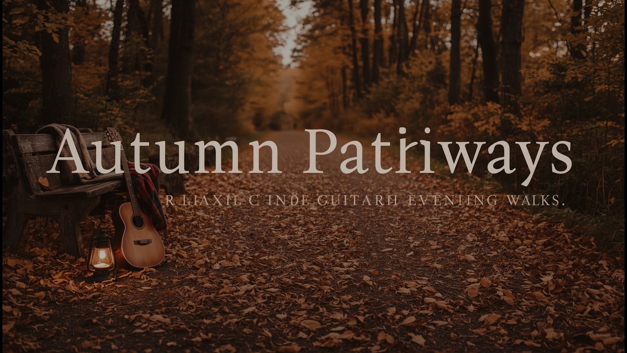 🍂 Autumn Pathways – Relaxing Indie Folk Guitar for Evening Walks - YouTube