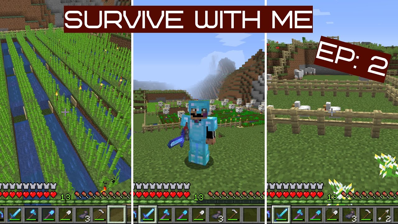 Survive with Me EP 2: Farms and Getting Gear! - YouTube