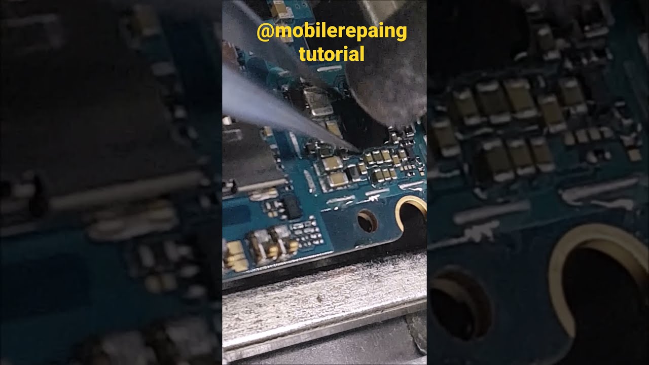 Samsung A8 Plus Small Power IC S2MU004X - C Removal #shorts - YouTube