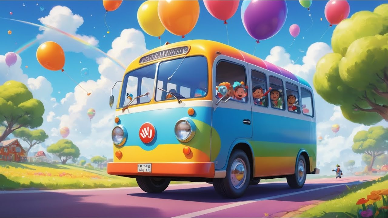 Ding Ding! Take a Bumpy Ride | Fun Kids Song with Sounds | Original Nursery Rhyme for Children ...