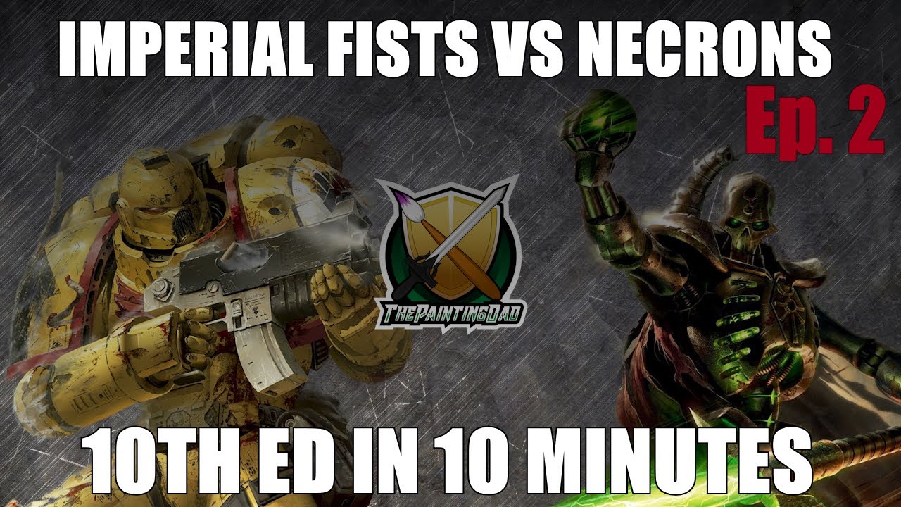 10th Edition in 10 Minutes! REMATCH Space Marines vs Necrons - YouTube