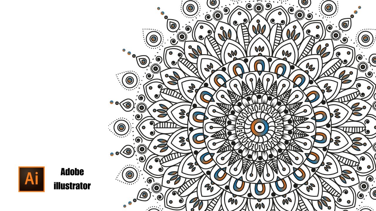 Adobe Illustrator Mandala Design Tutorial : Step-by-Step Guide for ...