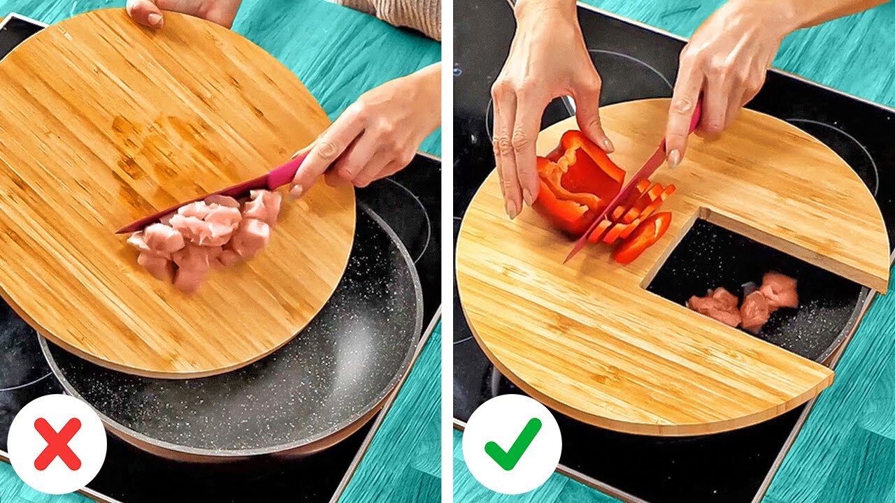 Kitchen Tips And Cooking Hacks That Are Borderline Genius - YouTube