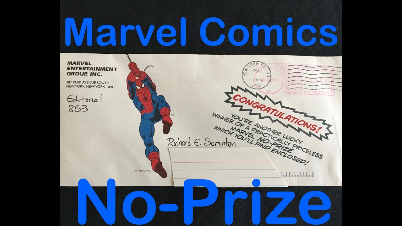 How I got my Marvel Comics No-Prize - YouTube