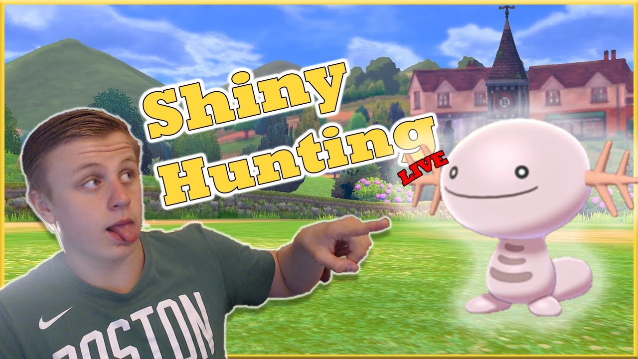 GOOD MORNING SHINY WOOPER | Pokemon Sword and Shield Shiny Hunting LIVE ...