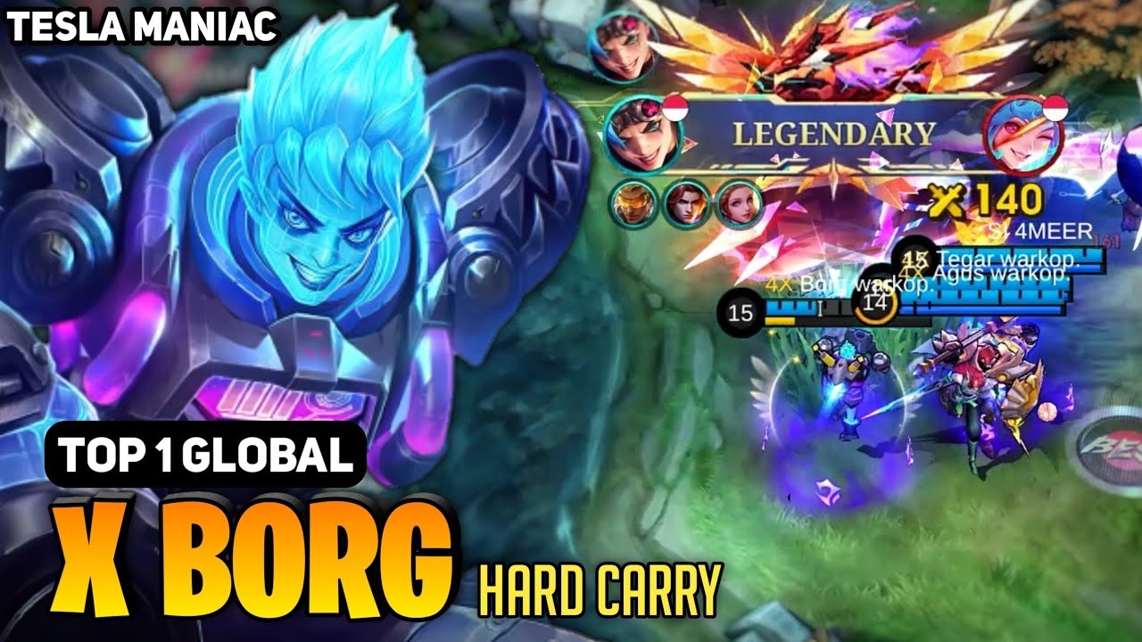 Xborg Best Build 2024 [ X Borg Top 1 Global Gameplay ] By نبيل شعيل ...