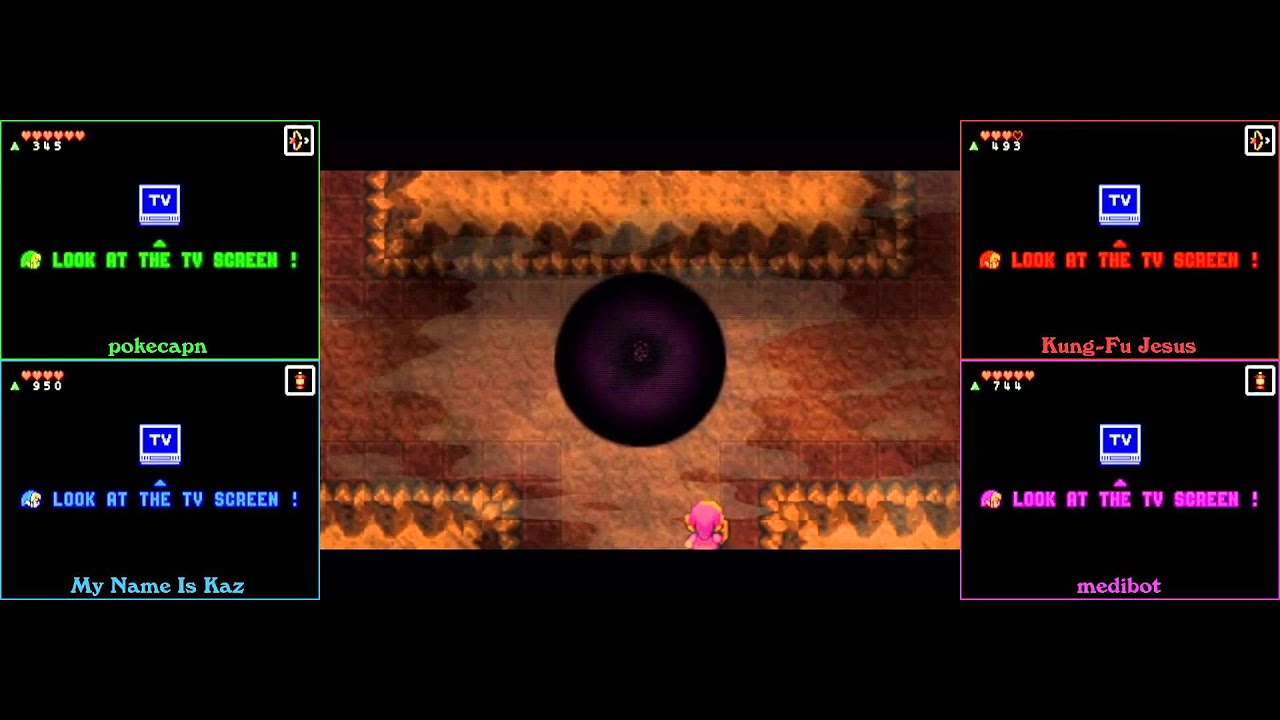1-2 ~ Cave of No Return ~ Let's Play The Legend of Zelda: Four Swords ...
