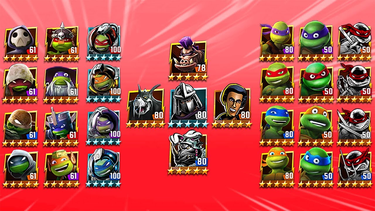 TMNT Legends Shredder Classic, Xever, Bebop, Roacksteady Bunny, Rahzar ...