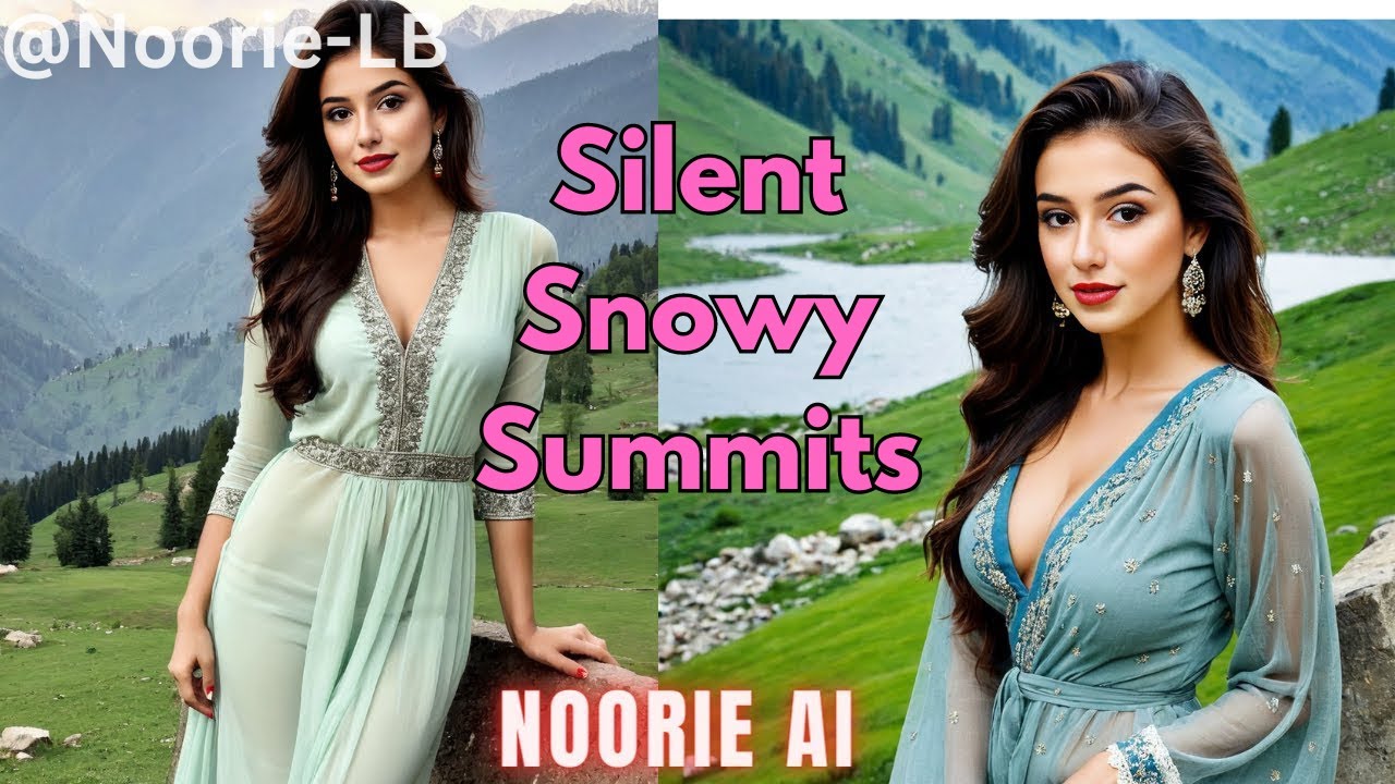 [4K] Noorie AI Lookbook | Silent Snowy Summits - YouTube