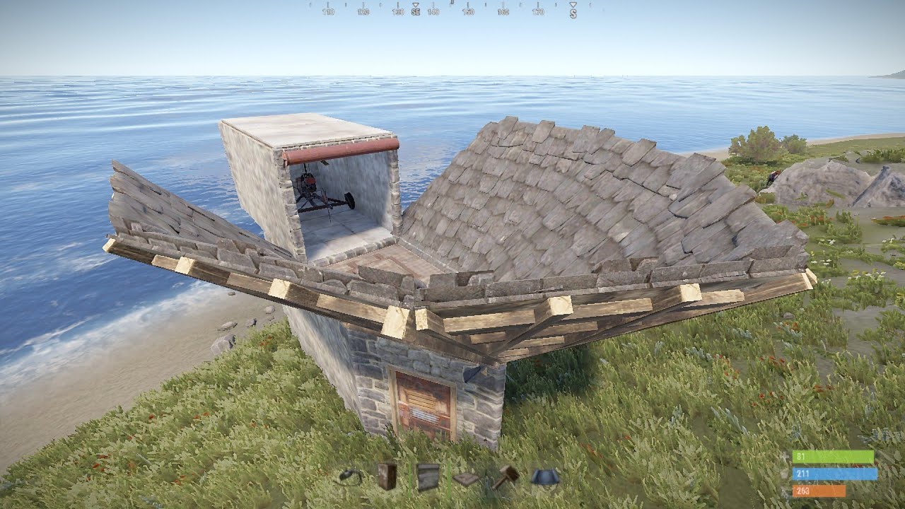 Rust - Live How To Build - Mini Copter Garage (Recorded Live) - YouTube