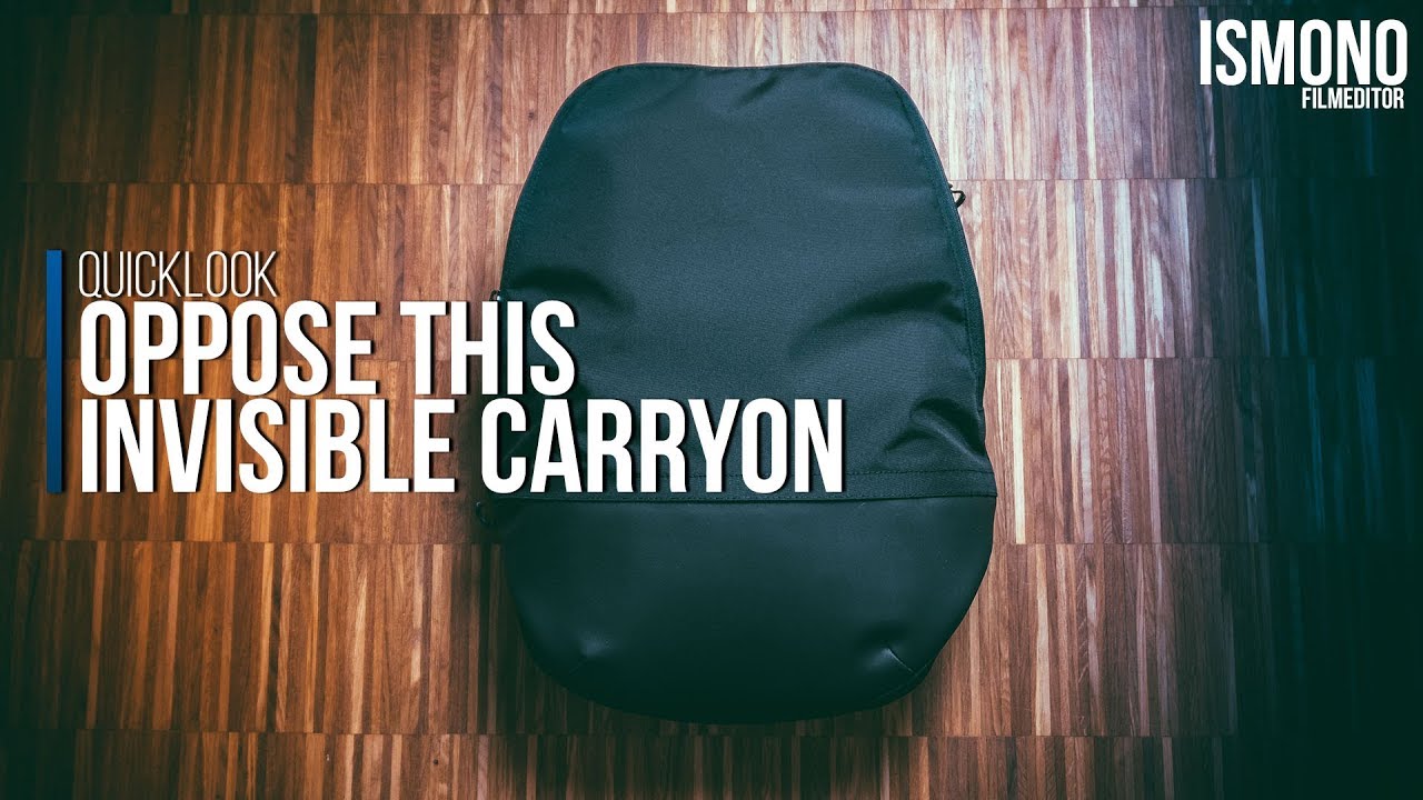 Your new Carryon Backpack? Invisible Carry-on BACKPACK QUICKLOOK - YouTube