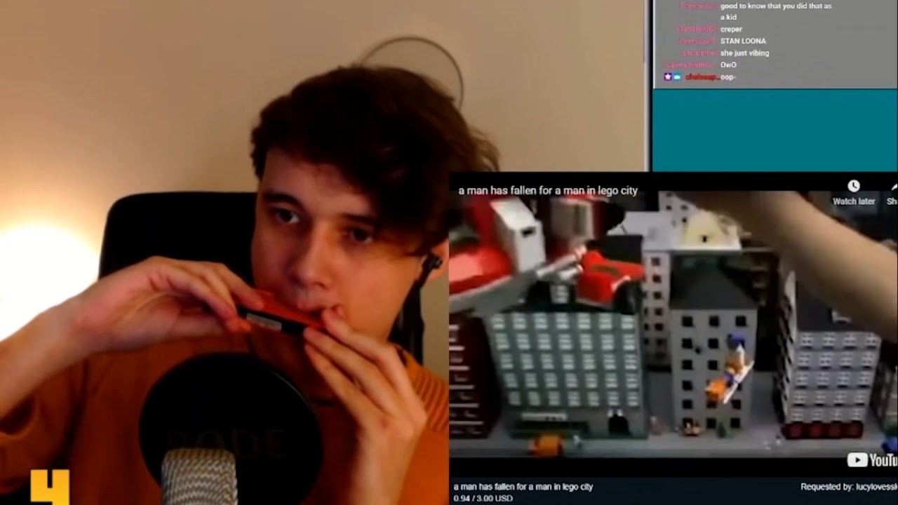 a man has fallen for a man in lego city - YouTube