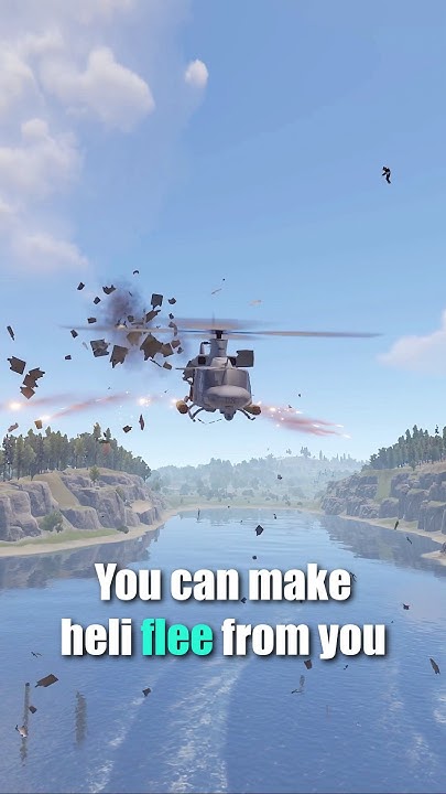 Heli Runs Away After Just 5 Bullets In Rust Rust Rustshorts Rusttips Youtube