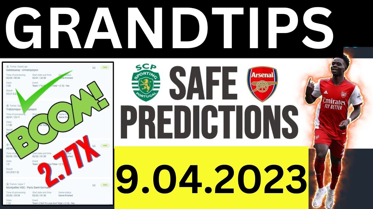 FOOTBALL PREDICTIONS TODAY 9/4/2023|SOCCER PREDICTIONS|BETTING TIPS ...