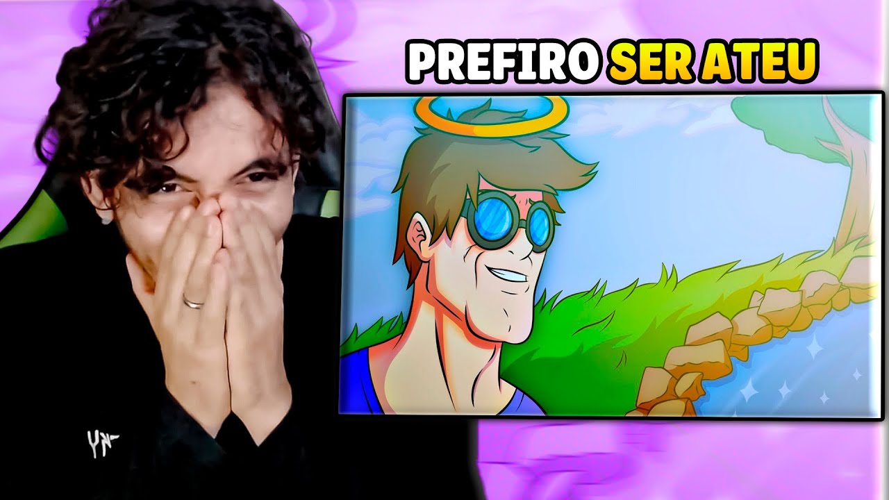 eu finalmente criei o MUNDO PERFEITO... - PorkinBR | Leozin React - YouTube